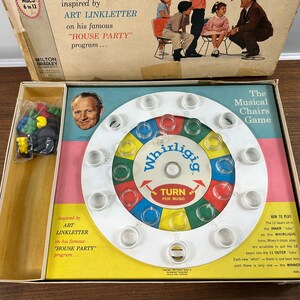 Vintage 1963 Whirligig Board Game by Art Linkletter and Milton Bradley Complete Box Issues - Etsy