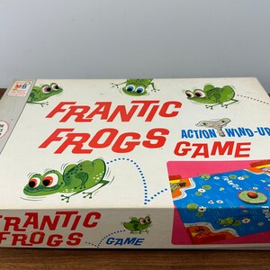 Vintage 1965 Frantic Frogs Wind up Board Game - Complete - Etsy