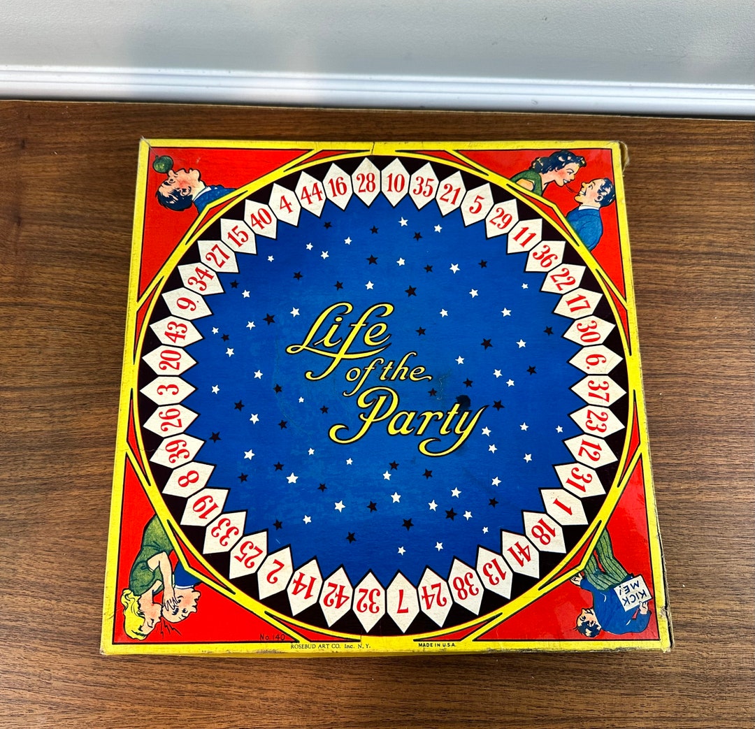 Vintage 1930s Life of the Party Spinner Game by Rosebud - Complete. - Etsy
