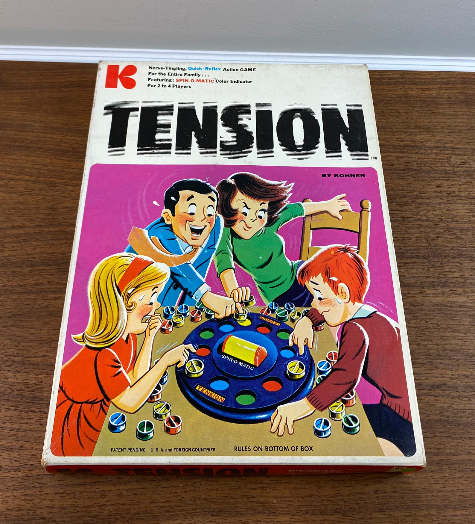 Vintage 1971 Tension Game by Kohner Complete Great - Etsy