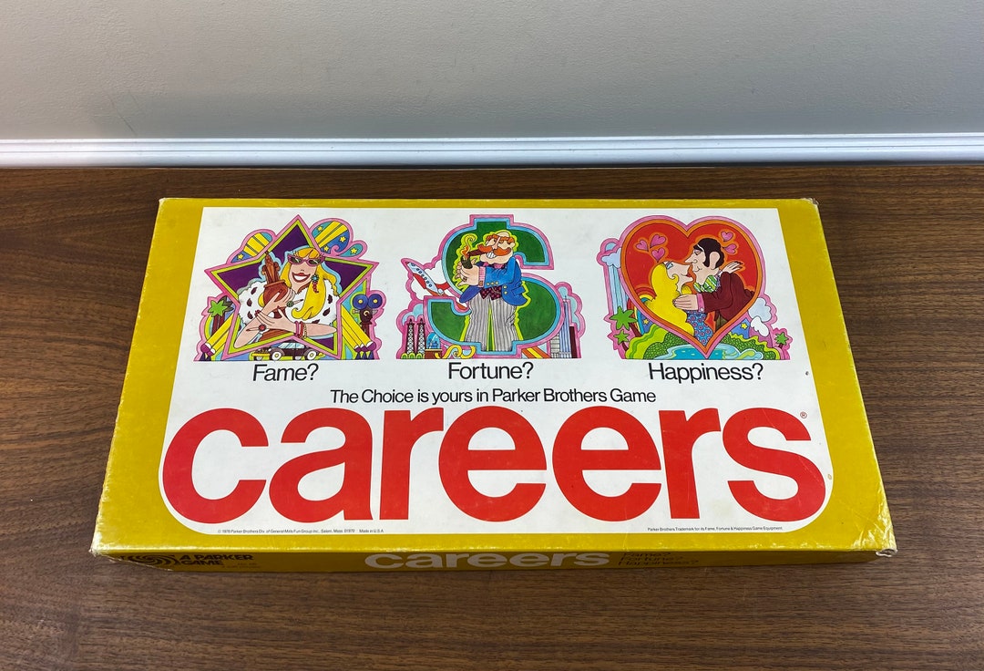 Vintage 1976 Edition of Careers Board Game - Parker Brothers - Complete ...