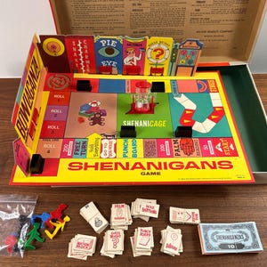 Vintage 1966 Shenanigans Board Game by Milton Bradley Good Condition - Etsy