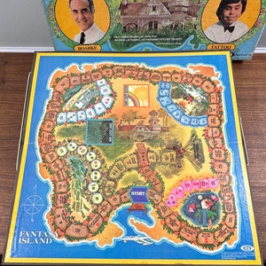 Vintage 1978 Fantasy Island Board Game by Ideal - Complete - Shows Age ...