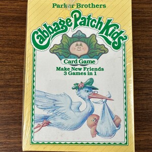 Vintage 1984 Cabbage Patch Kids Sealed Card Game NOS new Old Stock - Etsy