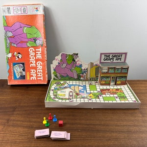 Vintage 1975 Great Grape Ape Board Game – Milton Bradley, Complete - Etsy