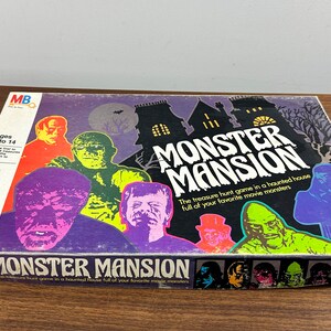 Vintage 1981 Monster Mansion Board Game - Complete - Etsy