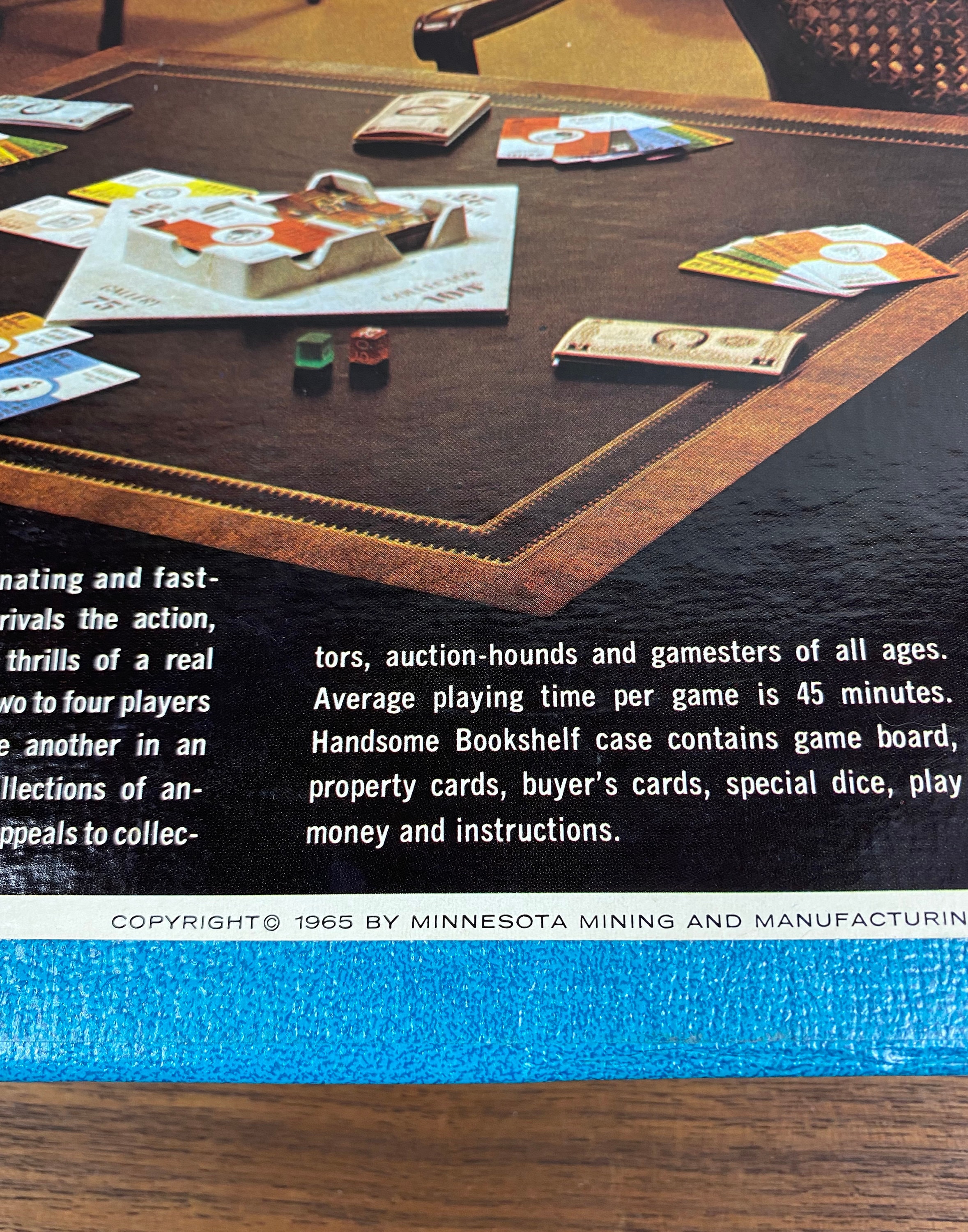 Vintage 1965 High-Bid The Auction Game 3M Bookshelf Game | Etsy