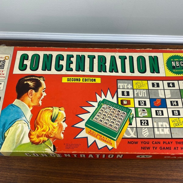 Concentration Board Game - Etsy