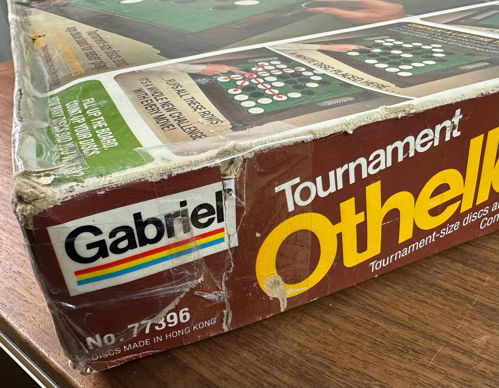 Vintage 1977 Large Deluxe Othello Board Game - Complete With 64 ...