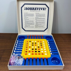 Vintage 1981 SOBREVIVE the Ultimate Survival Board Marble Game Milton ...