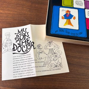 Vintage 1968 My Son the Doctor Board Game - Good Condition - Etsy