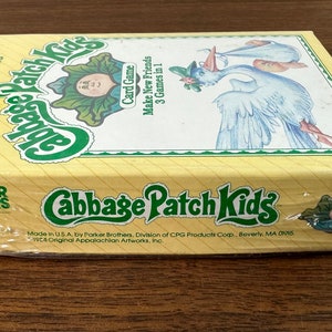 Vintage 1984 Cabbage Patch Kids Sealed Card Game NOS new Old Stock - Etsy
