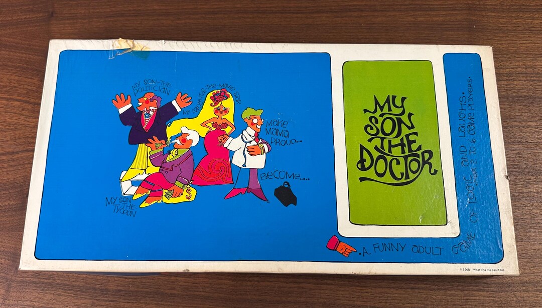 Vintage 1968 My Son the Doctor Board Game - Good Condition - Etsy