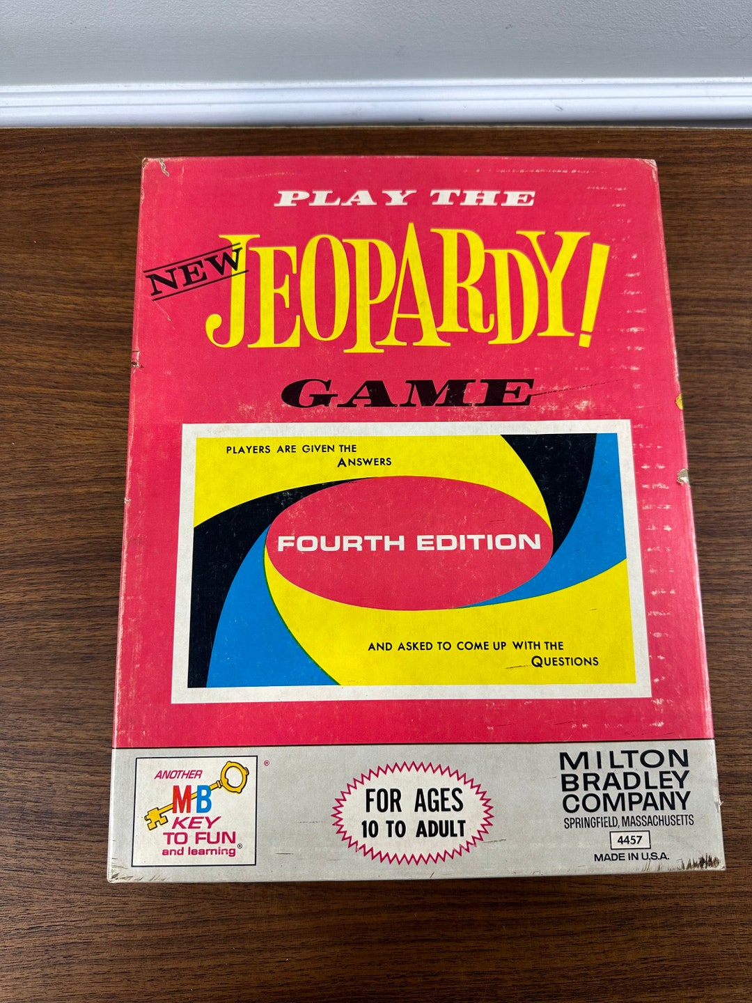 Vintage 1964 Jeopardy Board Game 4th Edition by Milton Bradley Has 2 ...