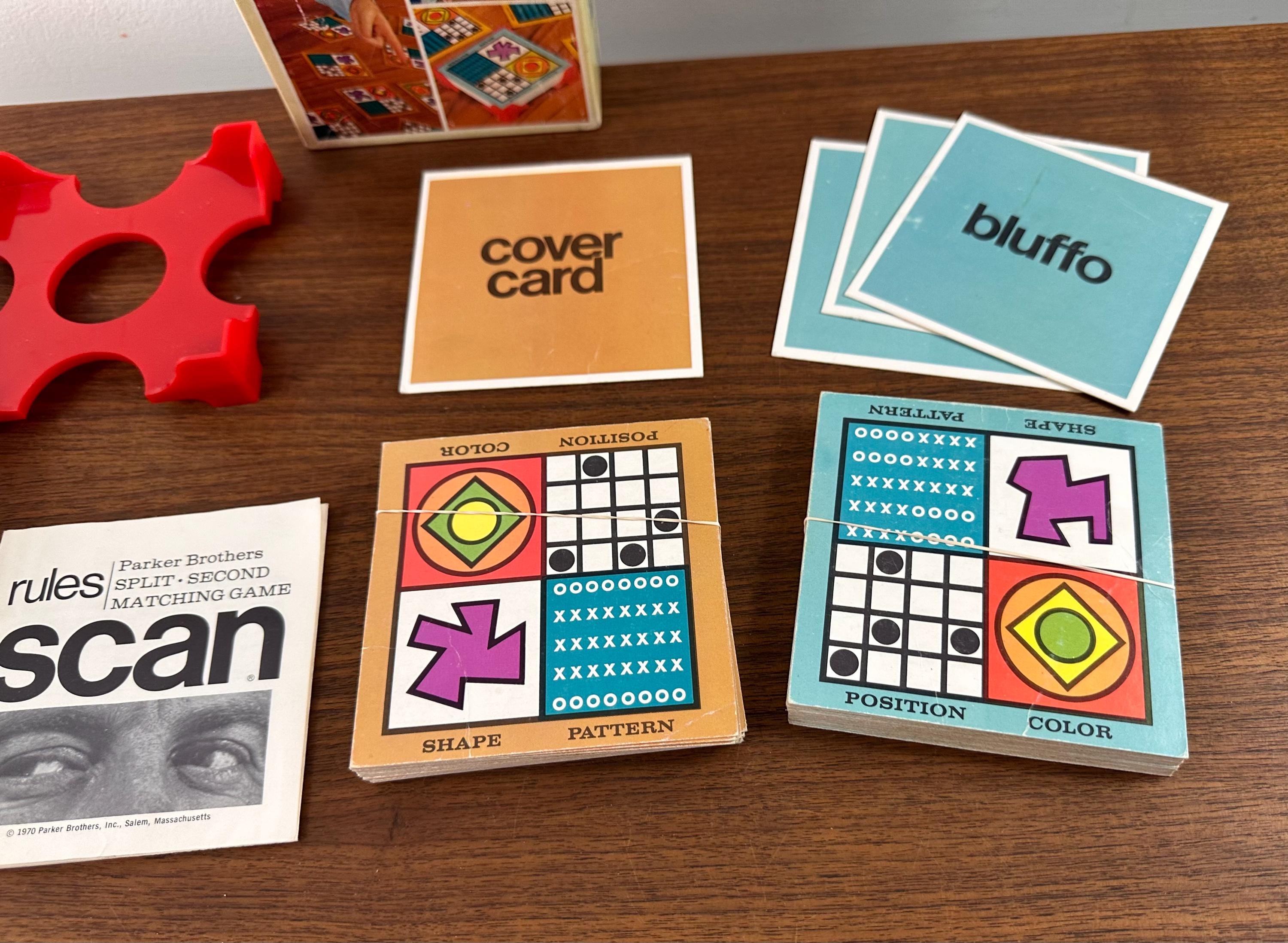 Vintage 1970 Scan - Memory Game by Parker Brothers - Complete - Etsy