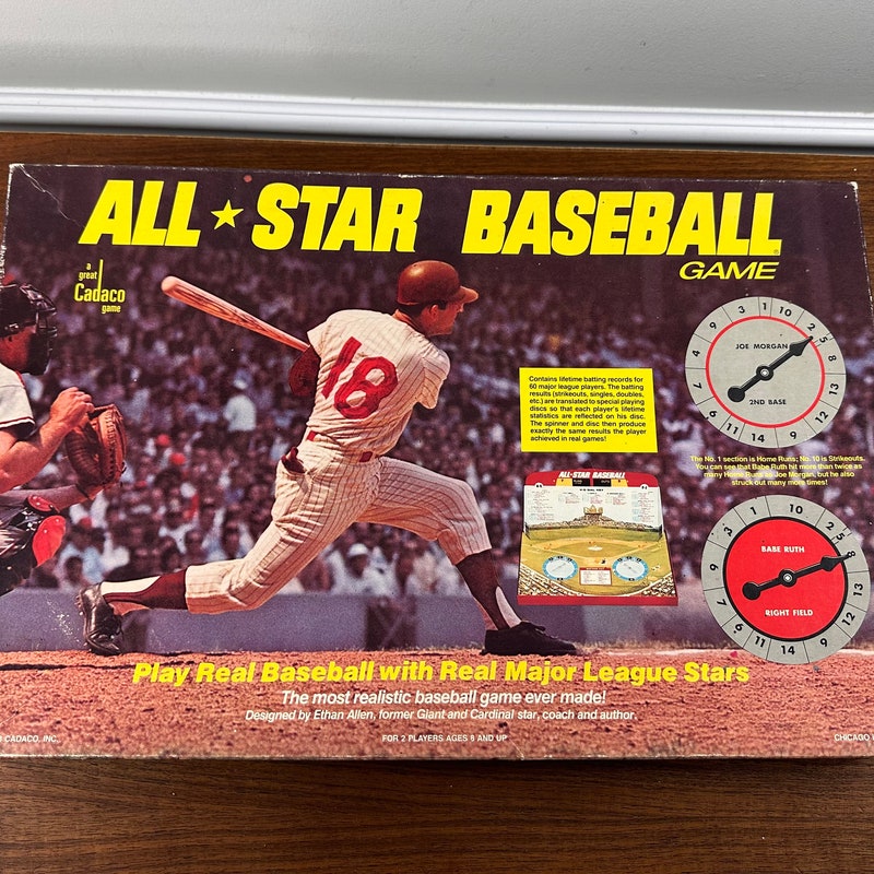 Cadaco All Star Baseball Board Game - Etsy