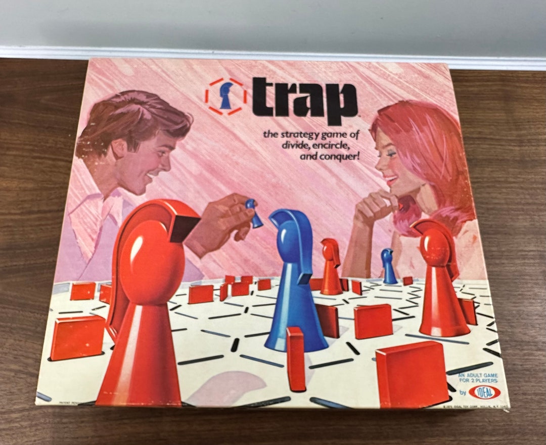Vintage 1972 Trap Board Game by Ideal - Complete With All Pieces ...