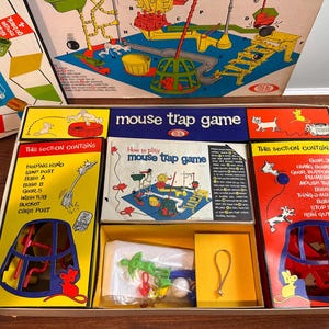 Vintage 1963 Original Mouse Trap Game by Ideal - Complete - Pretty Good ...