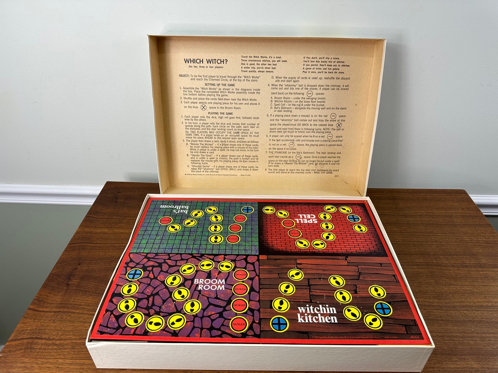 Vintage 1971 Which Witch Board Game Complete older Version - Etsy
