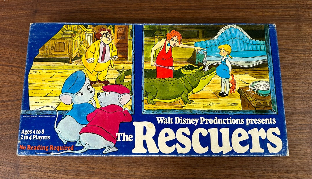 Vintage 1977 Rescuers Board Game by Parker Brothers Complete - Etsy