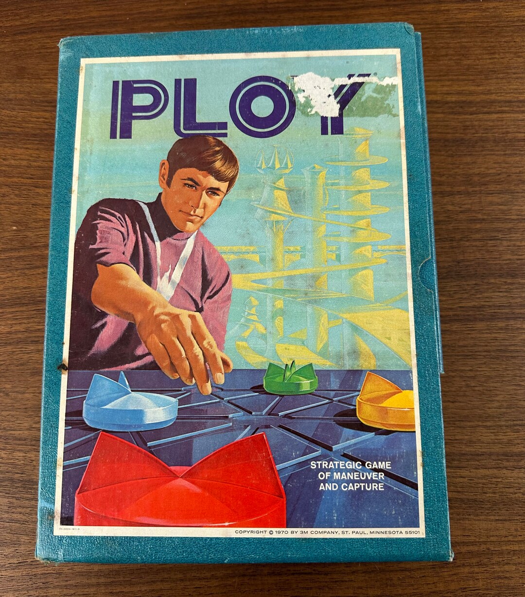 Vintage 1970 PLOY Strategic Maneuver and Capture 3M Bookshelf Game ...