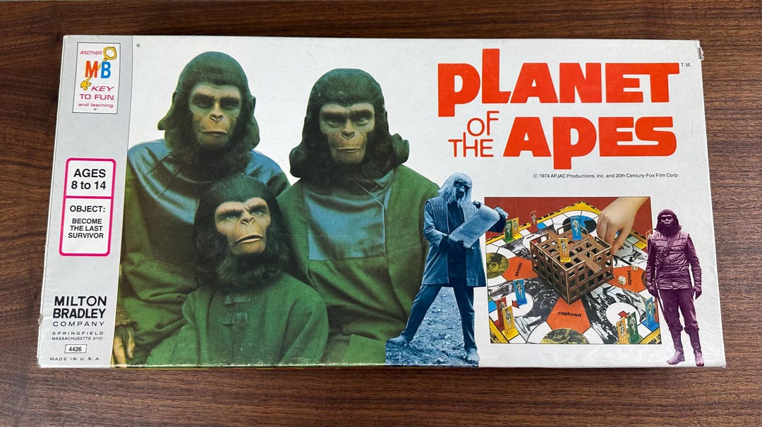 Vintage 1974 Planet of the Apes by Milton Bradley - Complete - One ...