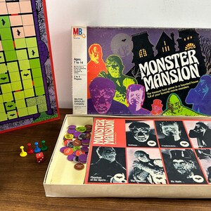 Vintage 1981 Monster Mansion Board Game - Complete - Etsy