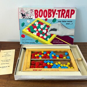 Vintage 1960s Booby Trap by Guild Toy - Pre Parker Brothers - Game and ...