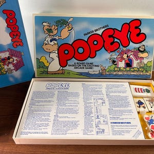 Vintage 1983 Popeye Board Game - Parker Brothers - Etsy