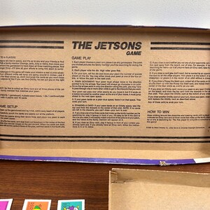 Vintage 1985 Jetsons Board Game by Milton Bradley Complete Spots on Box ...