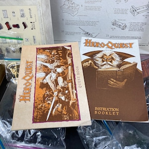 Vintage 1990 Heroquest by Milton Bradley - Complete Set - Etsy