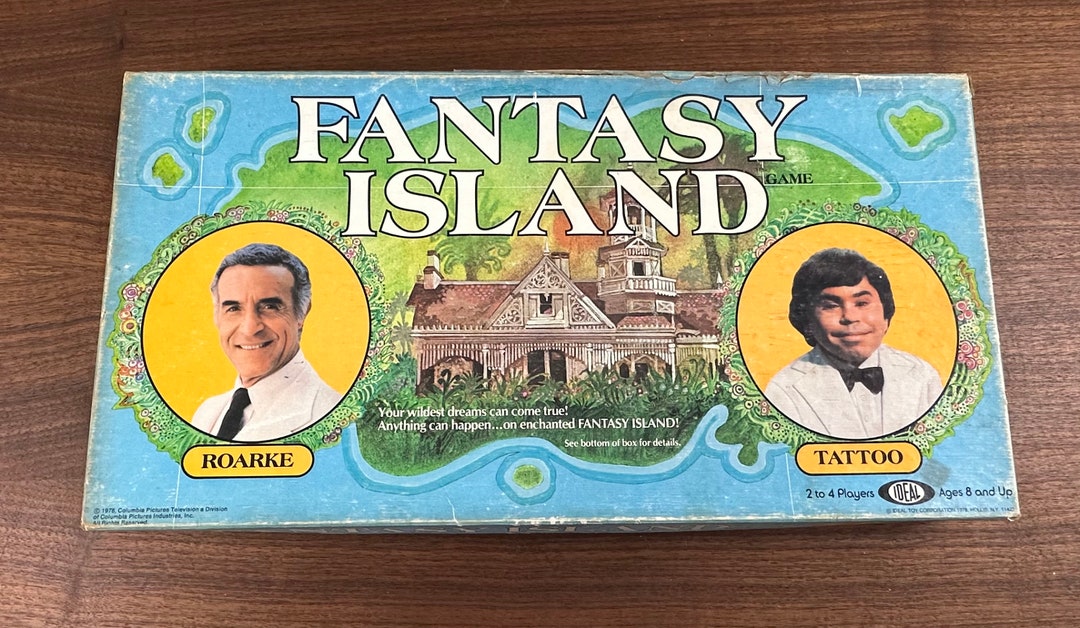 Vintage 1978 Fantasy Island Board Game by Ideal - Complete - Shows Age ...