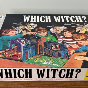 Vintage 1971 Which Witch Board Game - Complete (older Version With Non ...