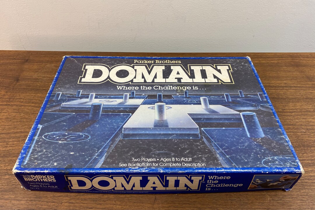Vintage 1983 Domain - 9x9 Square Grid Strategy Game - Complete - Etsy