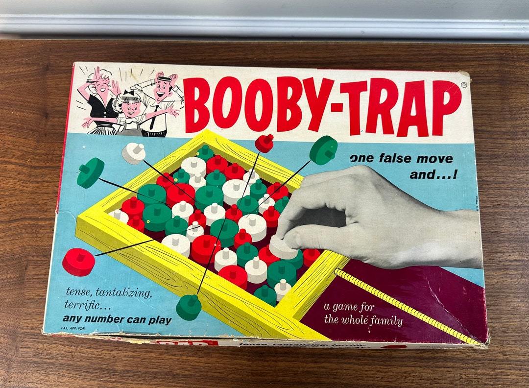 Vintage 1960s Booby Trap by Guild Toy - Pre Parker Brothers - Game and Box in Good Vintage ...