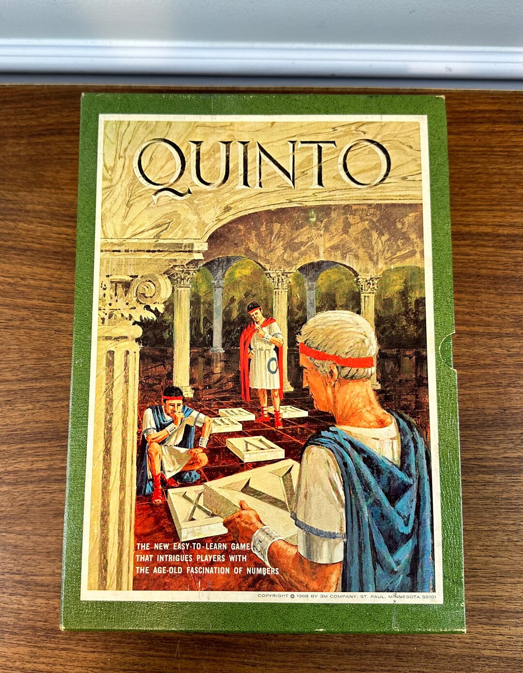 Vintage 1968 Quinto Board Game - A 3M Bookshelf Game - (with Red ...