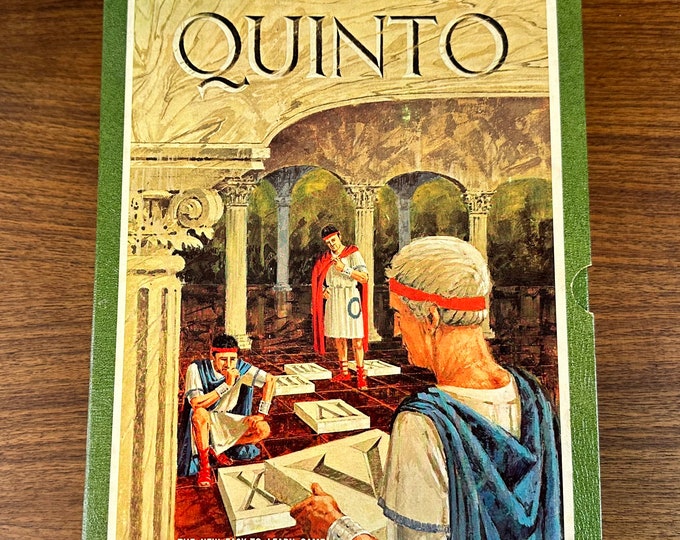 Vintage 1968 Quinto Board Game - A 3M Bookshelf Game - (with Red ...