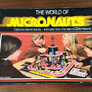 Vintage 1978 the World of Micronauts Game: Capture Baron Karza - Etsy