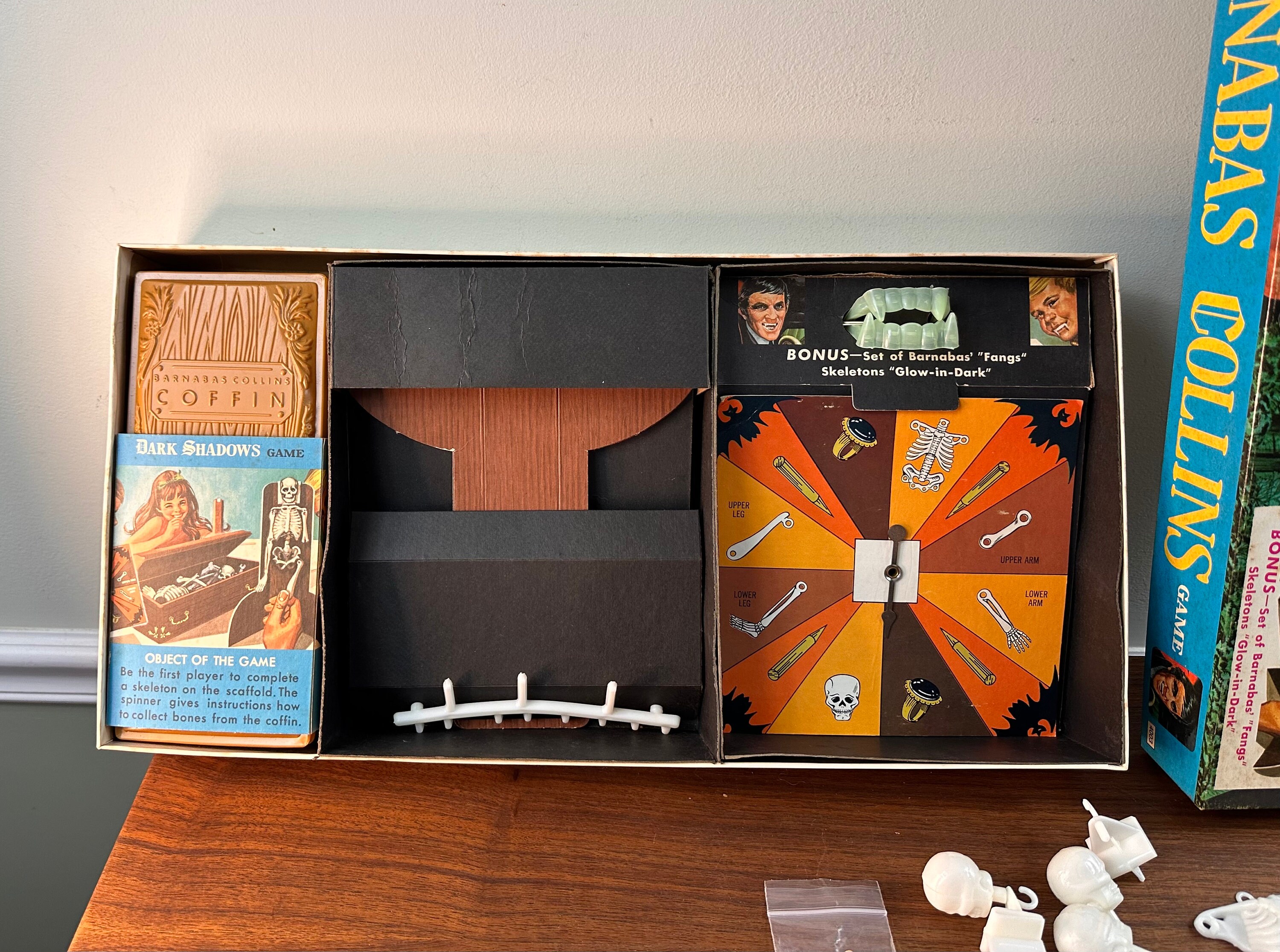 Vintage 1969 Barnabas Collins Dark Shadows Game by Milton Bradley ...