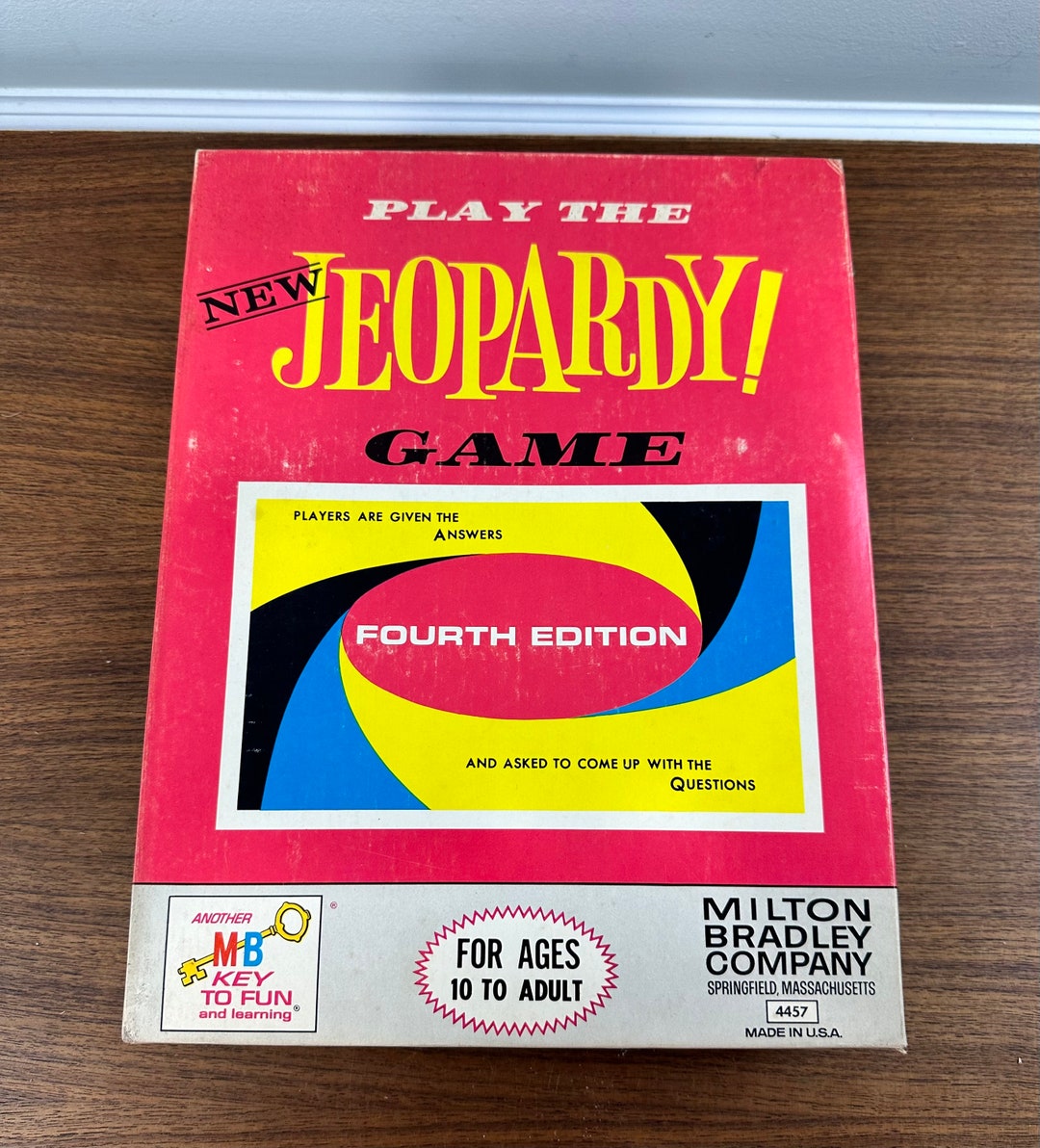 Vintage 1964 Jeopardy Board Game 4th Edition by Milton Bradley - Has ...