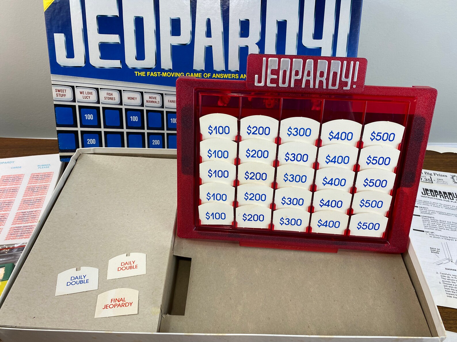 Vintage 1986 Jeopardy Game Based on TV Show by Merv | Etsy