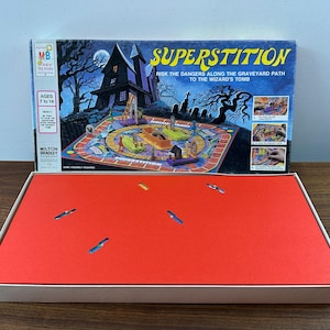 Vintage 1977 Superstition Board Game by Milton Bradley complete ...