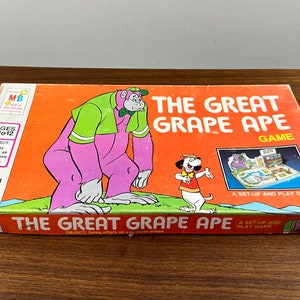 Vintage 1975 Great Grape Ape Board Game – Milton Bradley, Complete - Etsy
