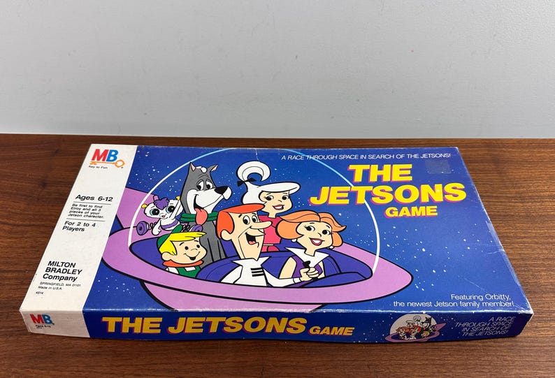 Vintage 1985 Jetsons Board Game by Milton Bradley - Complete - Etsy