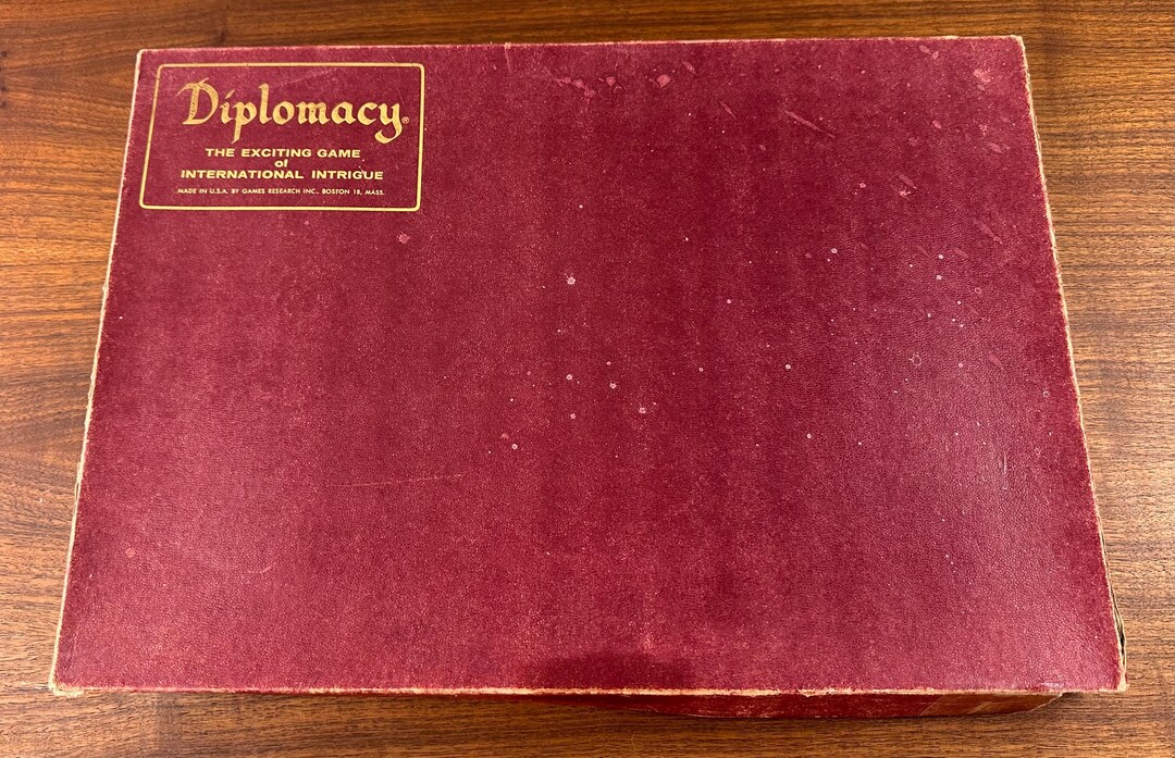 Vintage 1971 Diplomacy (tabletop Edition) Board Game by Avalon Hill ...