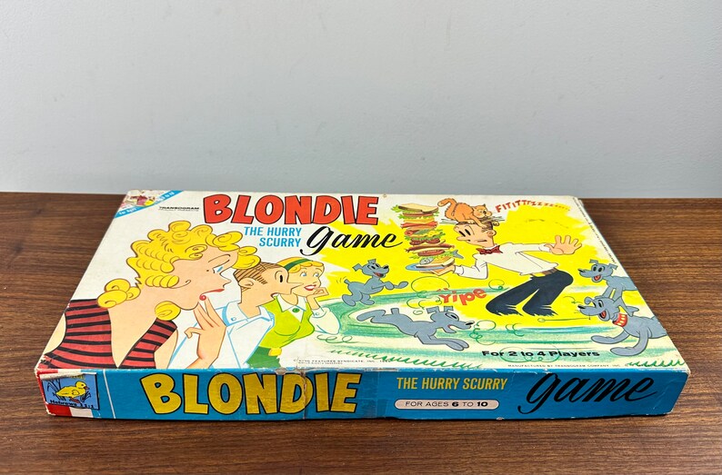 Vintage 1966 Blondie Hurry Scurry Game - Good Condition - Etsy