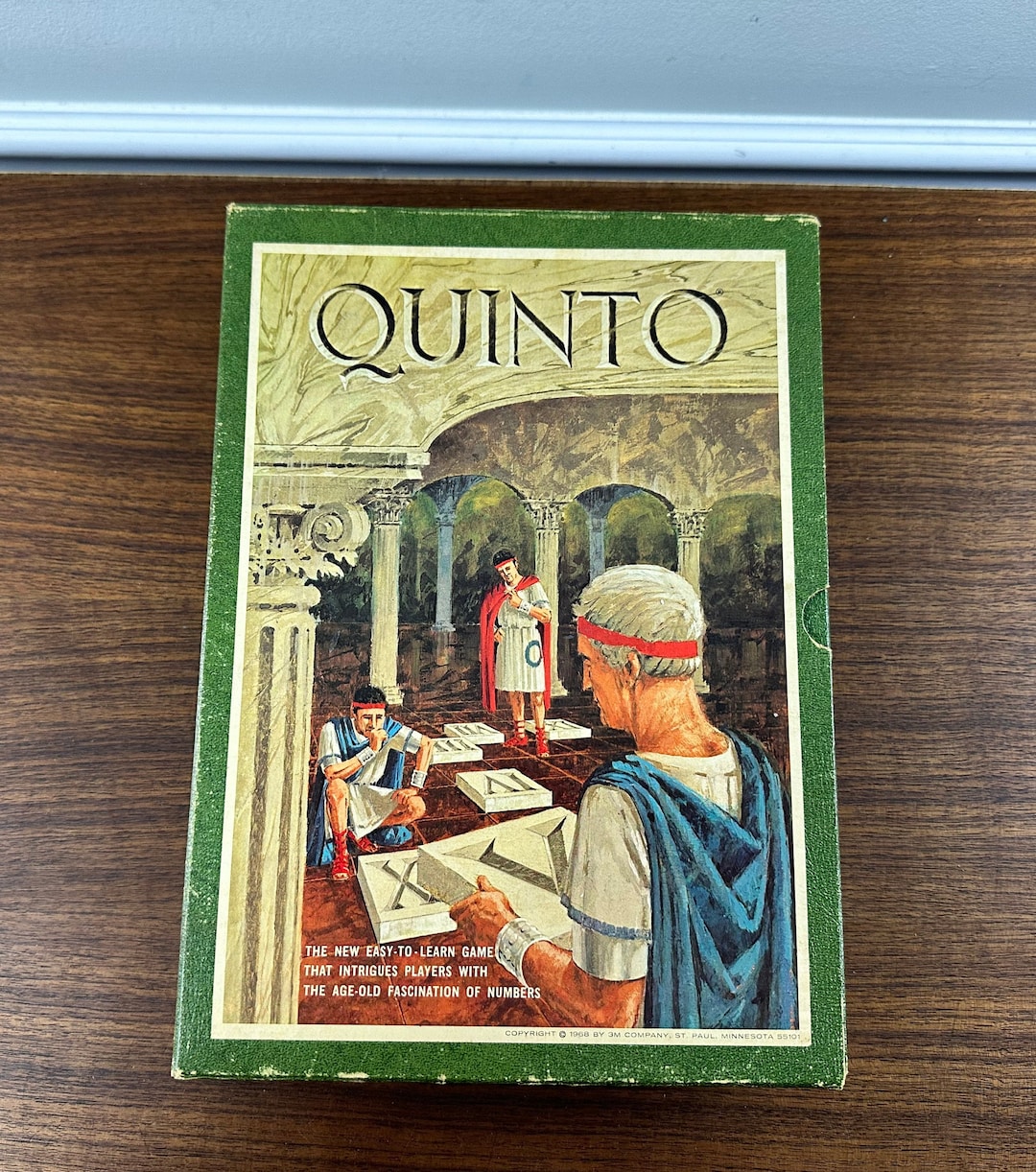 Vintage 1968 Quinto Board Game - A 3M Bookshelf Game - Complete (with ...