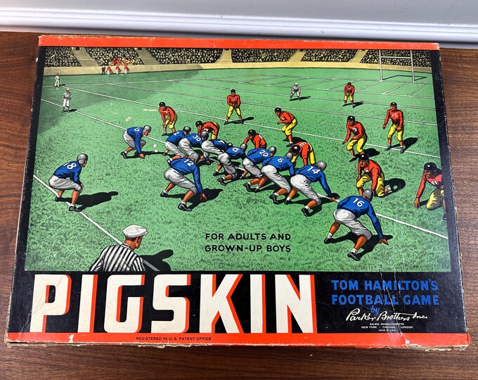 Vintage 1946 Pigskin - Tom Hamilton's Football Game by Parker Brothers ...
