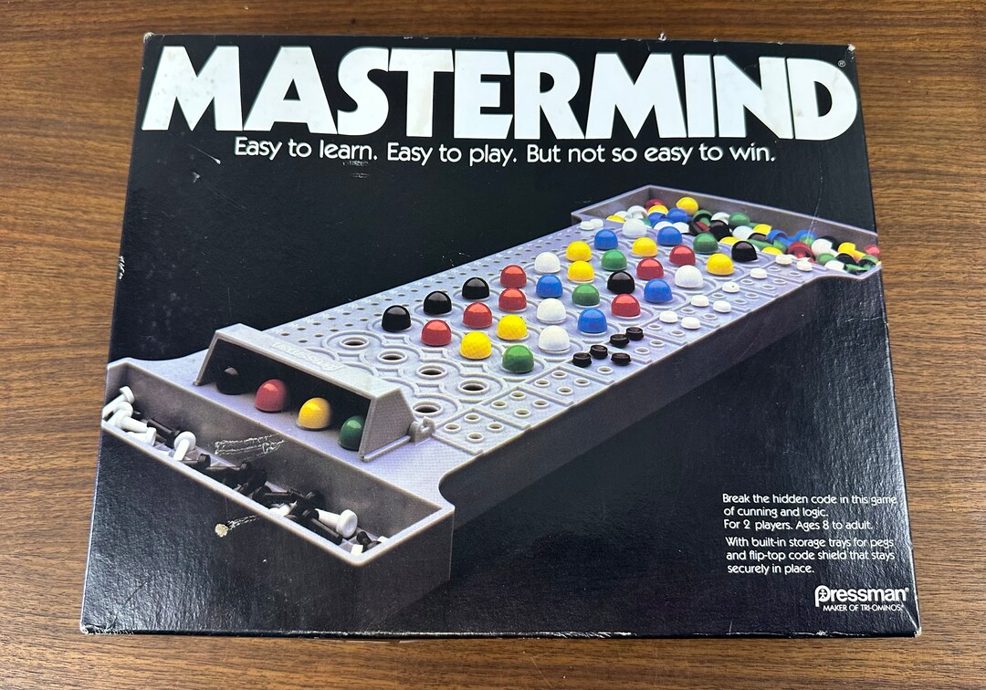 Vintage 1981 Mastermind Board Game Complete - Etsy