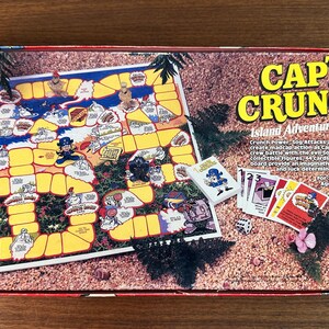 Vintage 1986 Cap'n Crunch Island Adventure Board Game by Warren Games ...